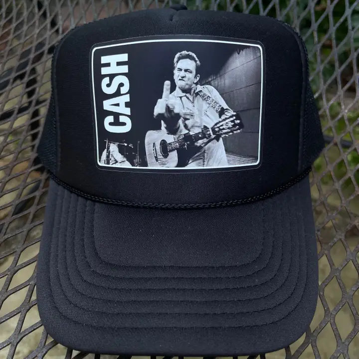 Johnny Cash Trucker Hat – Vintage Lily Boutique